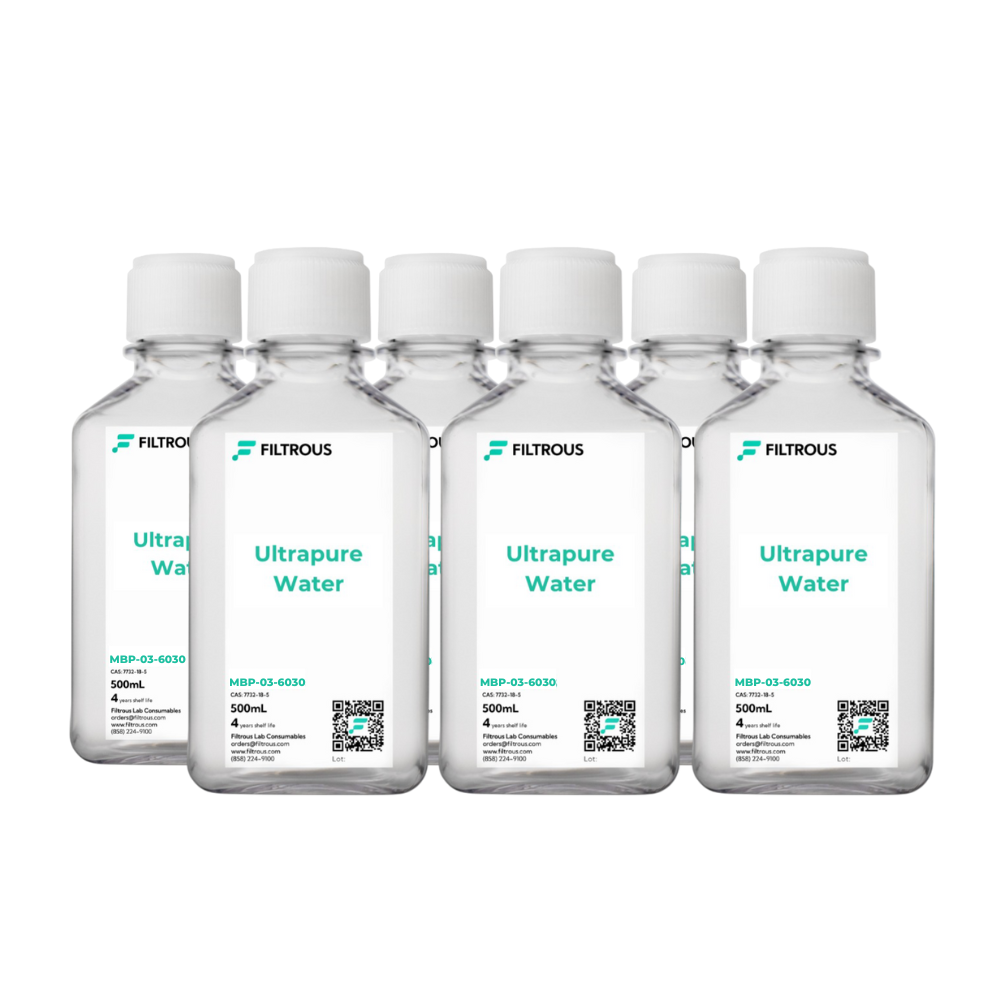 Molecular Ultrapure Water, 6 X 0.5L – Filtrous