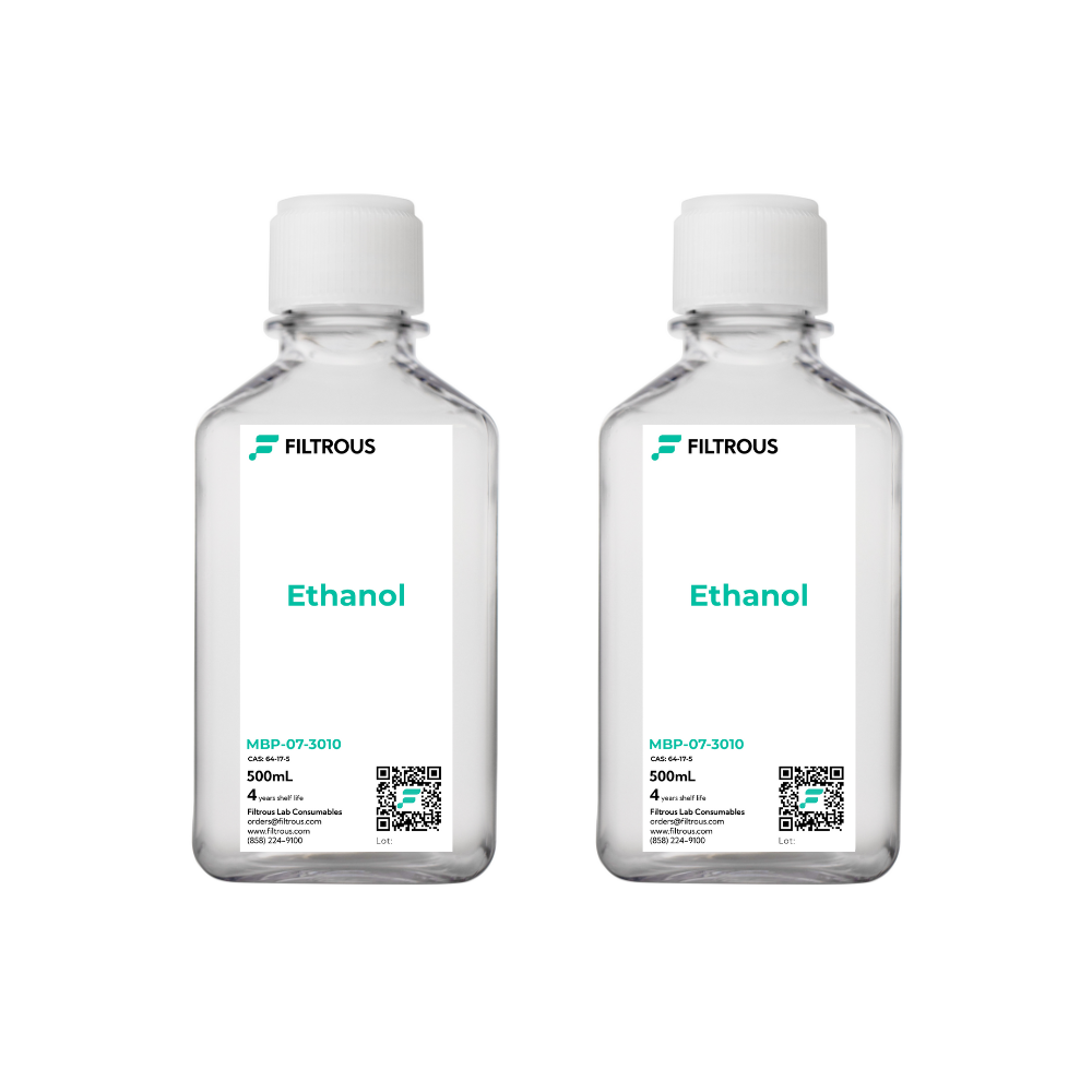 Molecular Grade Ethanol (2 x 0.5L) – Ultra-Pure for DNA/RNA ...