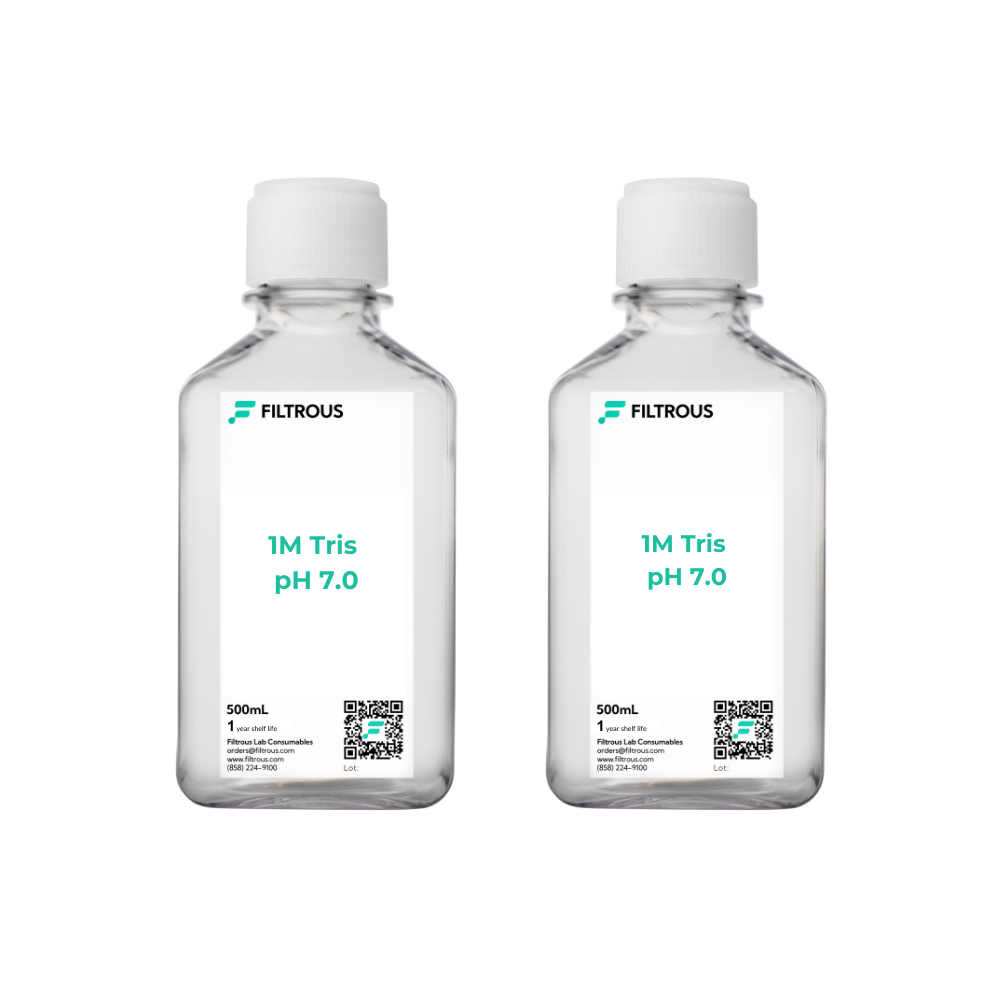 1M Tris Buffer, pH 7.0 (2 x 0.5L) | High-Purity, Ready-to-Use Solution ...