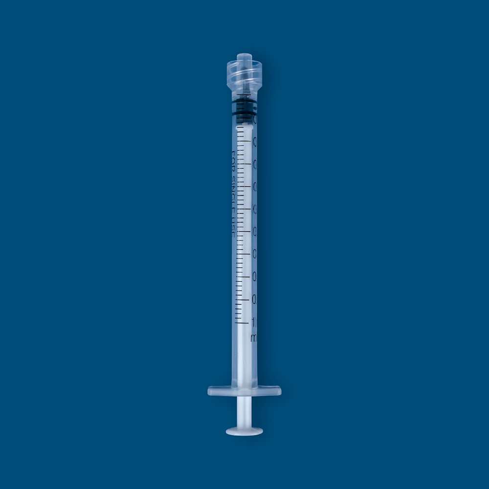 1mL Luer Lock Syringe, Non-Sterile, 1200/unit | Reliable, Disposable ...